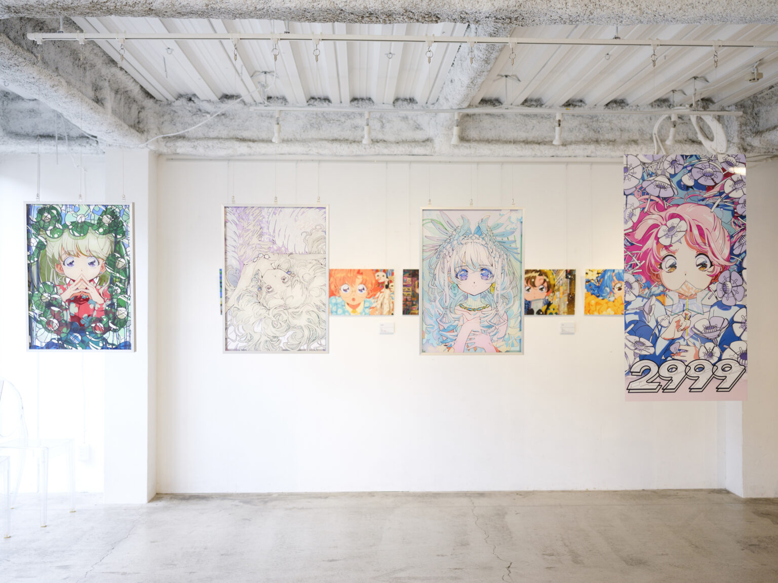 陽子｜イラスト展「2999」｜ | FLATLABO（フラットラボ）プロ品質の写真プリントや額装を手がけるプロラボサービス